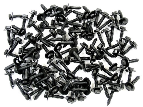 Dodge Truck Interior Screws- M4.2 x 20mm- 7mm Hex- 12mm Washer- 100 ...