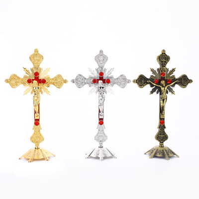 Metal Antique Church Relics Crucifix Jesus Cross Wall Crucifix Home ...