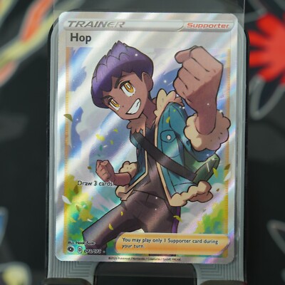 Pokemon Champions Path Ultra Rare Full Art Hop Trainer 73/73 - NM ...