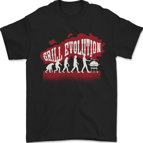 Grill Evolution T-Shirt Amusant Pour Hommes 100% Coton | eBay