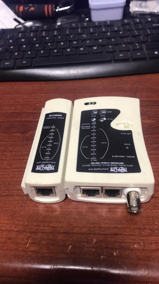 Tripp Lite Network Cable Continuity Tester for Cat5/Cat6, Phone and ...