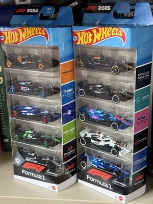 F1 Sets Ten Race Cars Total. FREE shipping Two 5 Packs Hot wheels Grand ...