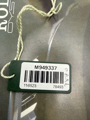Vintage ROLEX Green Hang Tag Seal 116523 78493 ROLEX DAYTONA Tag | eBay.de