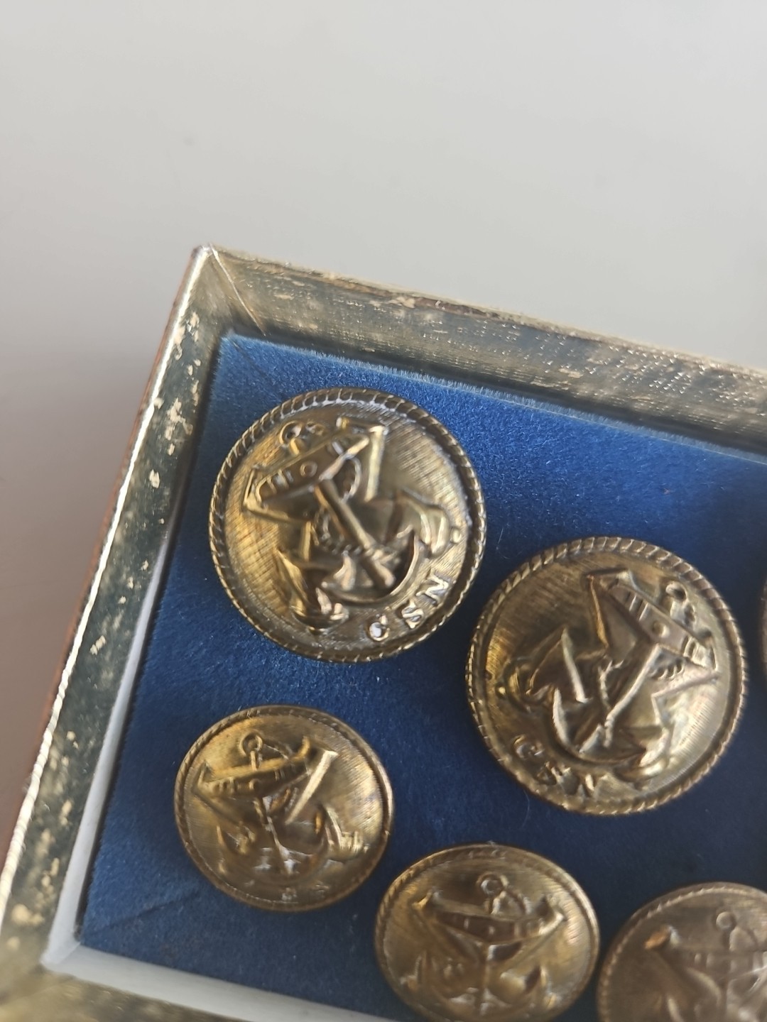 7 Confederate States of America (CSA) Navy Button Marked Courtney ...