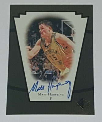1998 SP Rookie On Card Autograph Matt Harpring - Orlando Magic | eBay