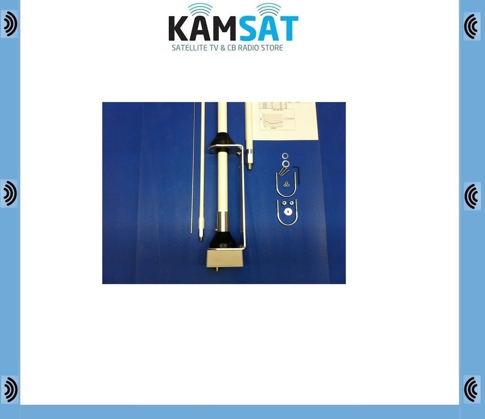 SIGMA EURO-COMM SE-HF-360 FIBRE GLASS VERTICAL ANTENNA 80 TO 6 METRES ...