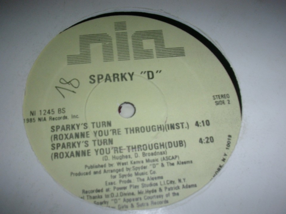Sparky "D" Sparky's Turn 1985 US NIA Label | eBay