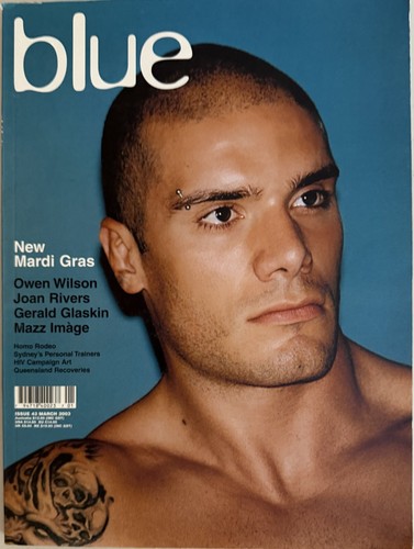BLUE MAGAZINE Issue 43 March 2003 -- Male Photography; Joan Rivers ...
