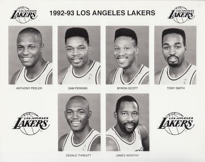 1992-93 Los Angeles Lakers- Basketball - Promotional Photo | eBay