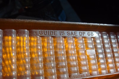 1968 Biscayne Belair Impala Caprice NOS GM Guide LH PARK LAMP LENS ...