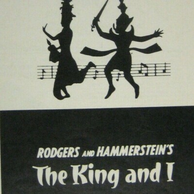 King and I Playhouse Theatre Mall Program 1967 New Jersey Kermoyan Dran ...