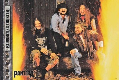 PANTERA "REINVENTING THE STEEL" POSTER FROM ASIA - Group Surrounded By ...