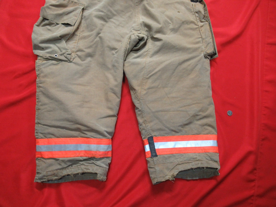 MORNING PRIDE 48 x 27 Fire Fighter Turnout PANTS BUNKER GEAR RESCUE TOW ...