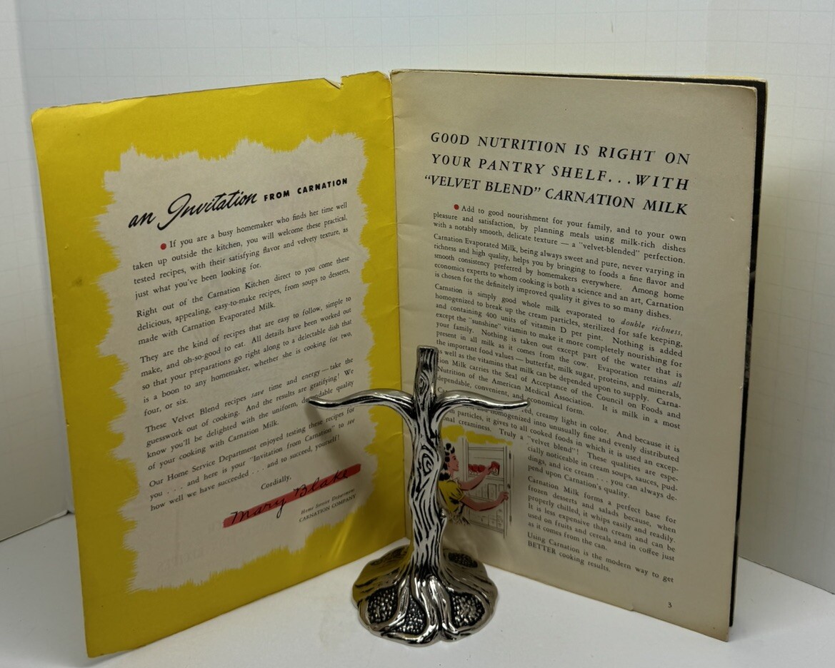 The Velvet Blend Book Carnation Milk Company Vintage 1950s Milk Recipe ...