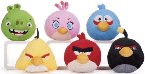 NEW OFFICIAL 7" ANGRY BIRD 2ND GENERATION PLUSH ANGRY BIRDS SOFT TOY | eBay