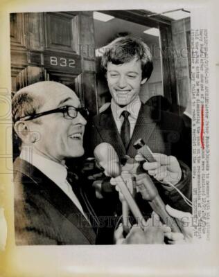 1966 Press Photo Actor Peter Fonda and Attorney Harry Weiss in Los ...