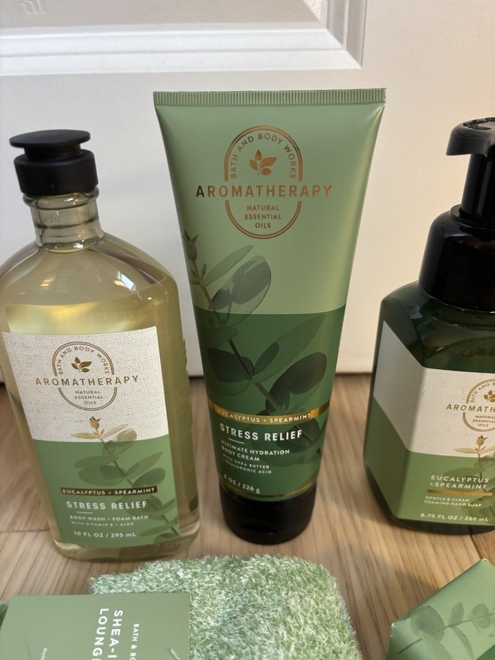 Bath & Body Works Aromatherapy Stress Relief Eucalyptus Spearmint 5 ...