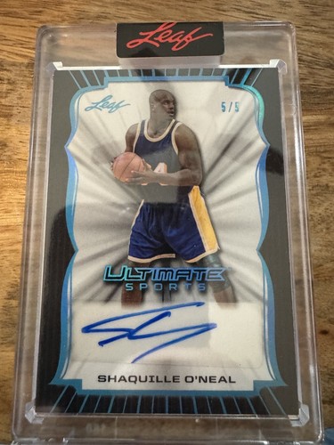 2024 Leaf Ultimate Sports Shaquille O'Neal Signatures Holo Auto #5/5 | eBay