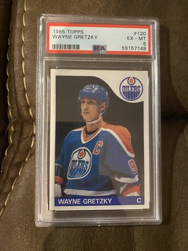 1985 Topps Hockey #120 Wayne Gretzky-Oilers HOF PSA 6 (EX-MT) | eBay