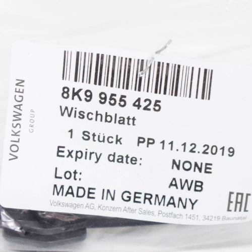 NEW AUDI Q3 8U REAR WIPER BLADE 8K9955425 ORIGINAL 8K9-955-425 | eBay