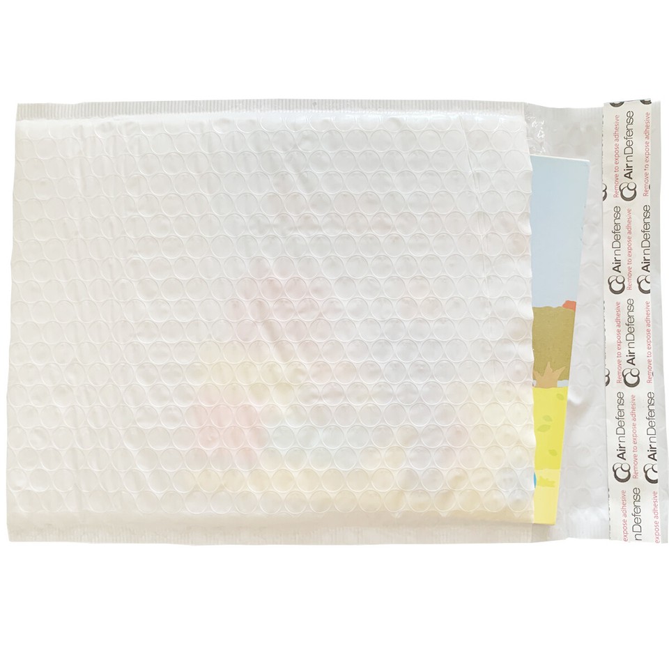 AirnDefense #0 6.5x10" White Poly Bubble Mailers Shipping Padded Envelopes | eBay