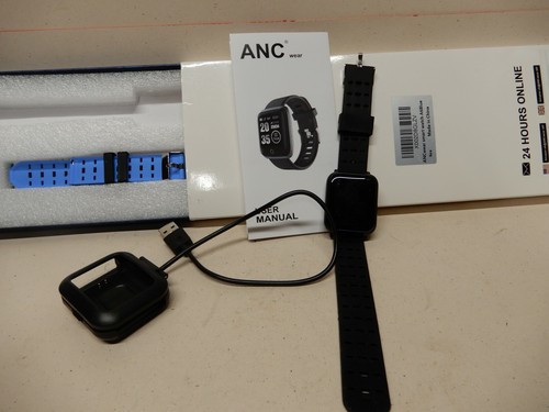 ANC Watch Fitness Tracker NIB with Charger and Spare Band | eBay