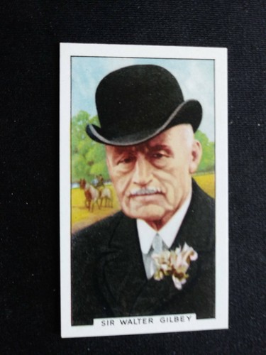 1936 Gallaher Sporting Personalities Card # 20 Walter Gilbey (EX/NM) | eBay