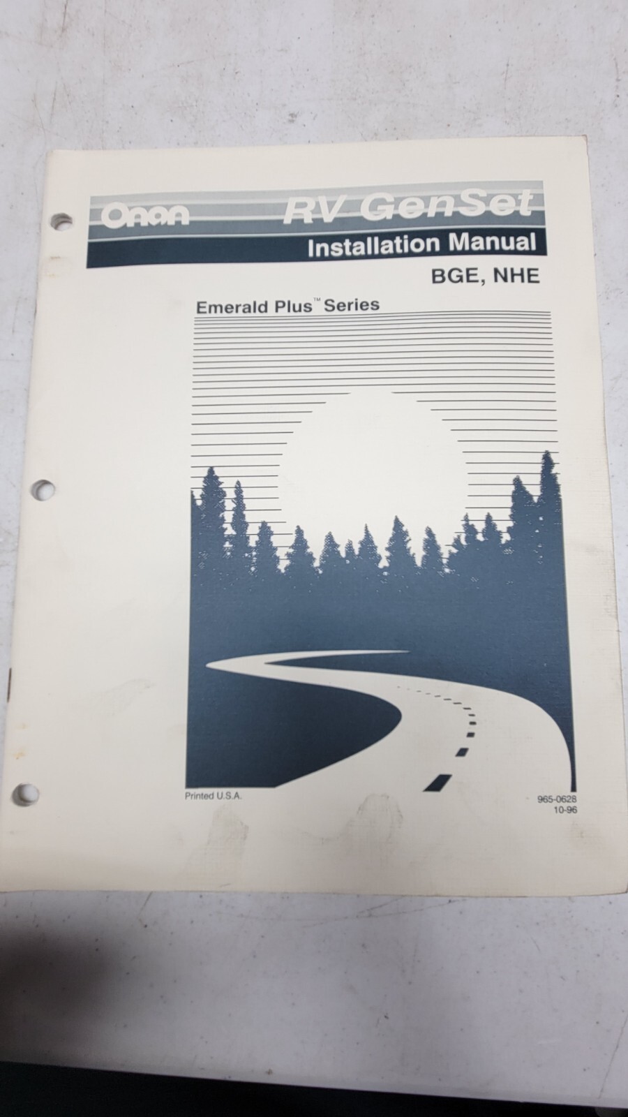ONAN RV GENSET INSTALLATION MANUAL BGE NHE EMERALD PLUS SERIES 965-0628 | eBay