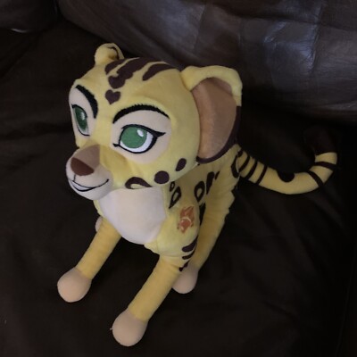 Disney Parks Fuli Lion Guard Plush Stuffed Animal Yellow Cheetah 12 ...