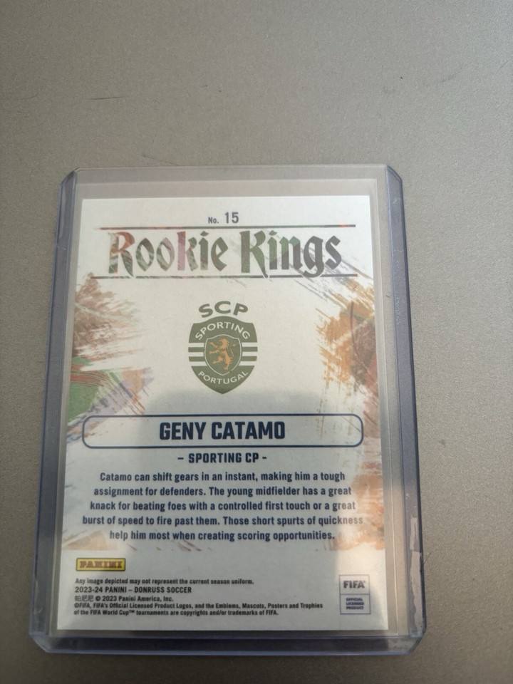 Geny Catamo 2023-24 Panini Donruss Rookie Kings Sporting CP #15 | eBay