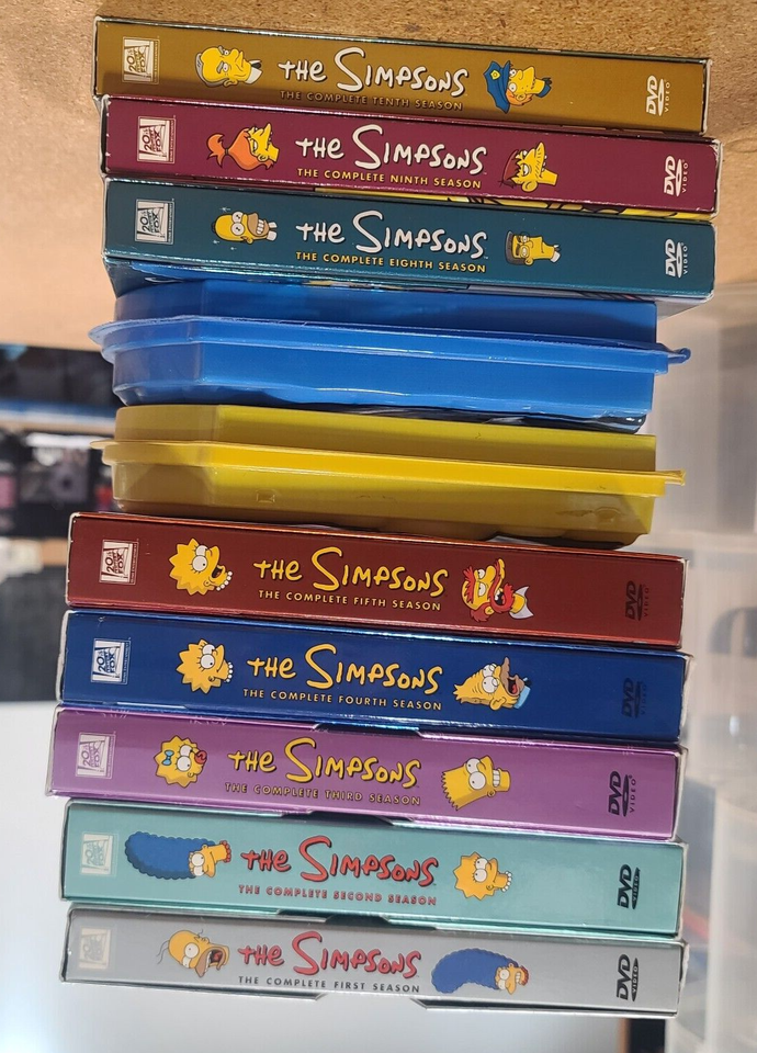 The Simpsons: Seasons 1 to 10 Collector’s Edition DVD Box Sets Assorted ...