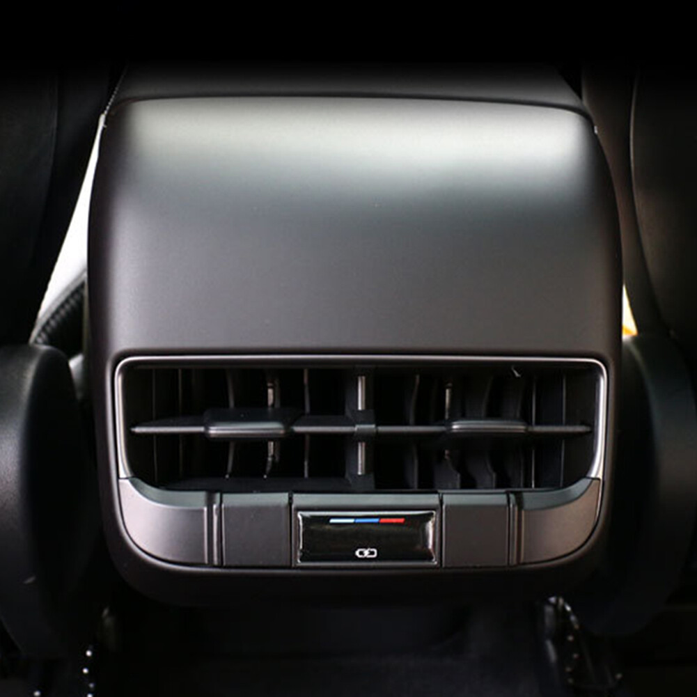 Rear Exhaust USB Charging Port Protective Dust Cover for Tesla Model 3 ...