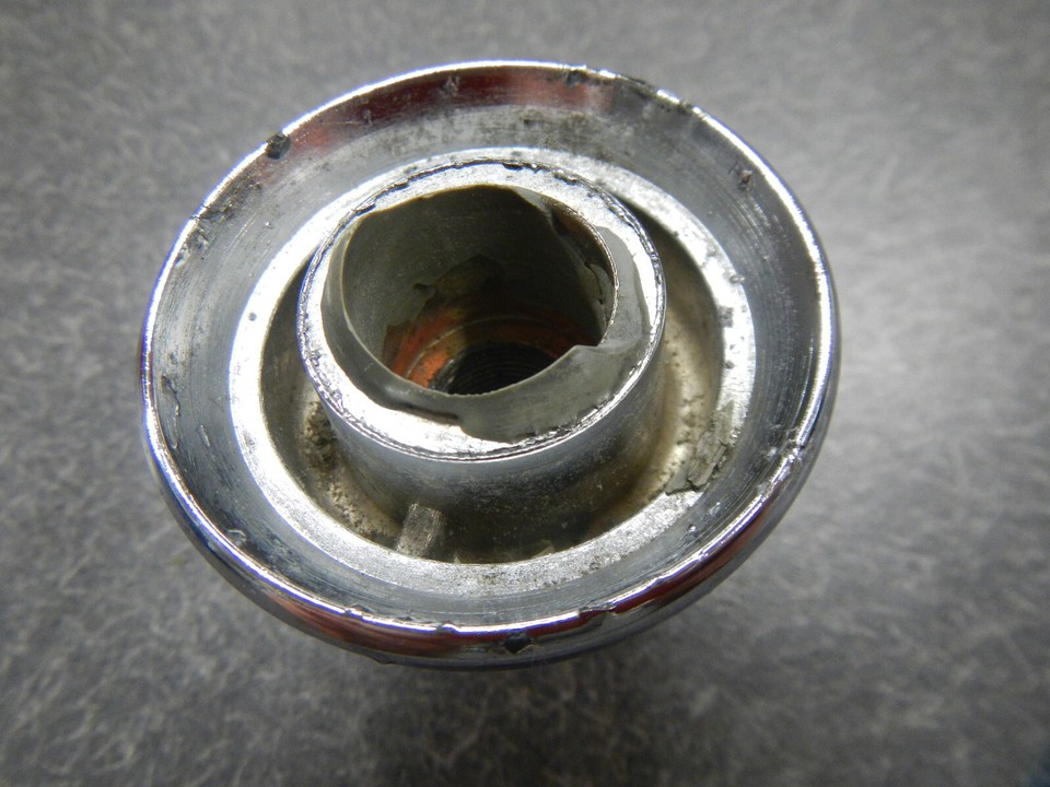 63 64 65 Buick Riviera Shift Knob Chrome Base Shifter Knob Bottom 1963 ...