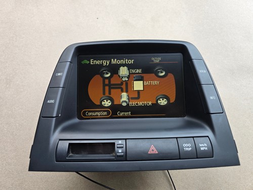 06-09 TOYOTA PRIUS DASH SCREEN DRIVER INFORMATION DISPLAY MONITOR ...