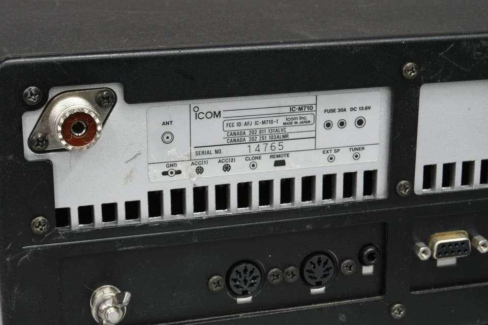 ICOM IC-M710 MF/HF MARINE TRANSCEIVER S#14765 | eBay