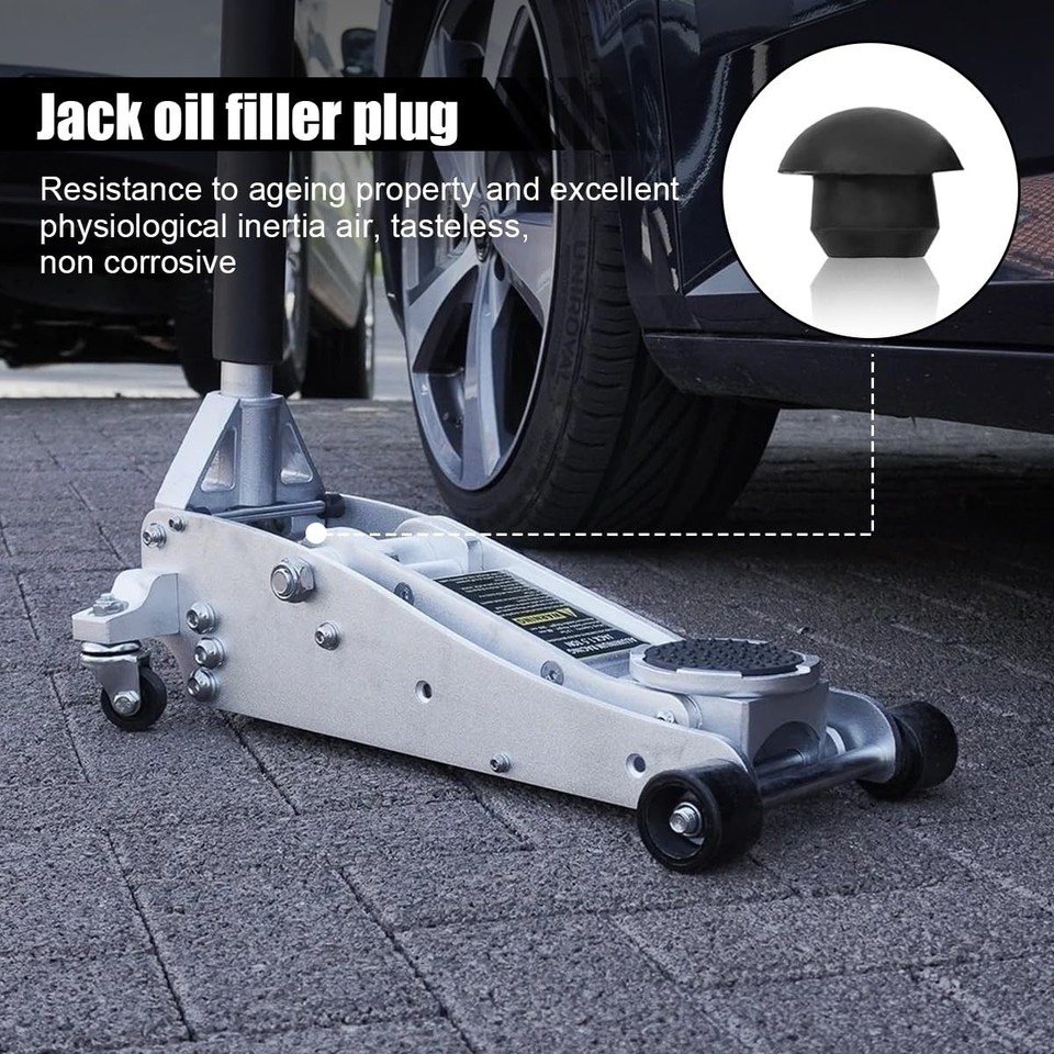 Bottle Jack Floor Jack Oil Filler Plug, 8Mm Flat-Head Rubber Hydraulic ...