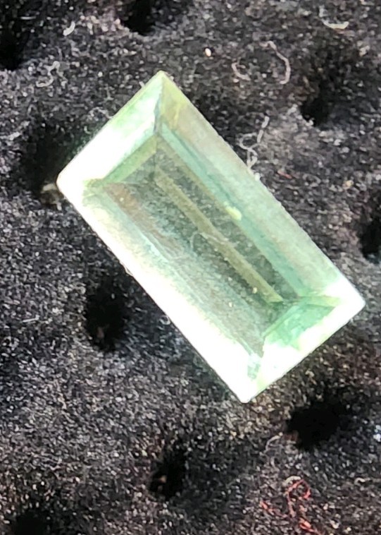 Rectangle URANIUM Glass Facet URANIUM Stone Gemstone Facet | eBay