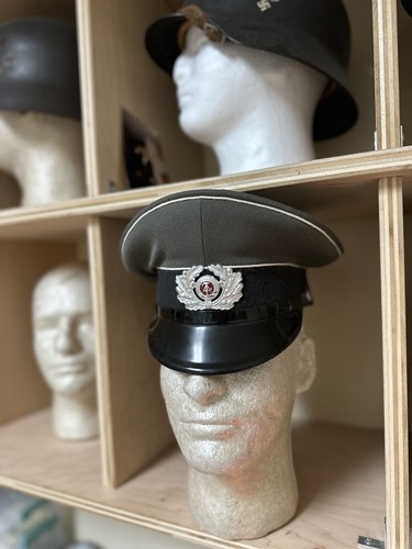 WW2 Saddle Shaped East German Army Visor Cap ( Size 55) NVA | eBay