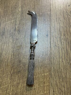 Silea Silver Piece Long Handle Hors d’oeuvre Silver Plated Pattern Rope ...