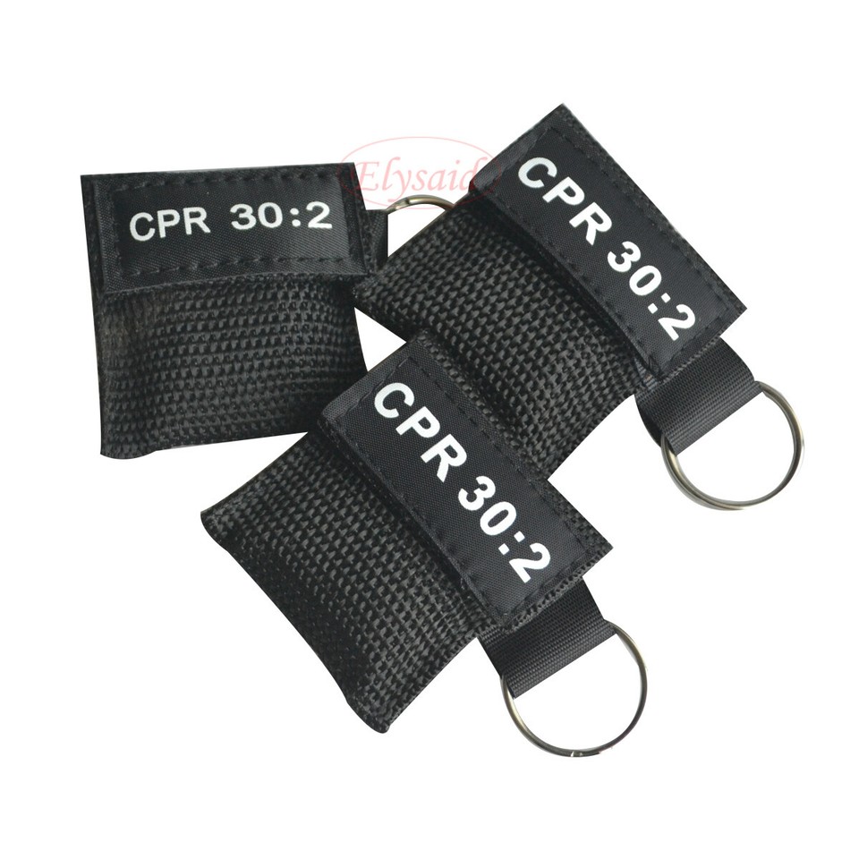 Wholesale First Aid Resuscitation 30:2 CPR Face Mask Key-ring Mouth to ...
