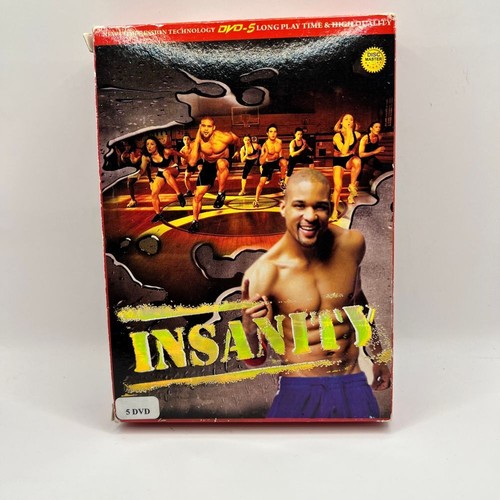 Insanity 5 DVD Set Long Play Time & High Quality Fitness Workout ...