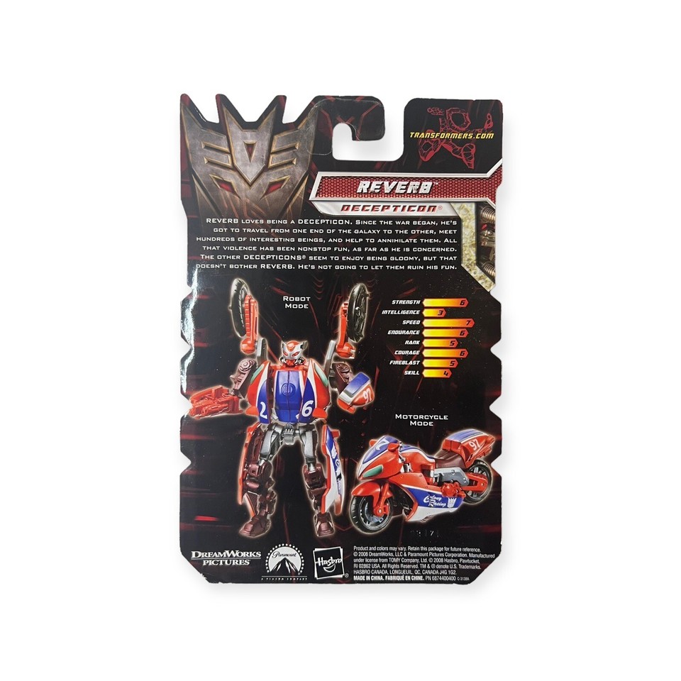 Transformers Reverb Decepticon Hasbro Action Figure | eBay