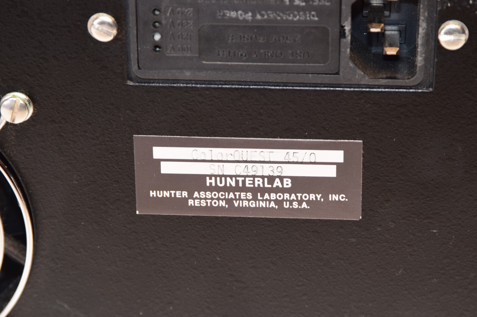 HUNTERLAB COLORQUEST 45/0 120V Spectrophotometer | eBay