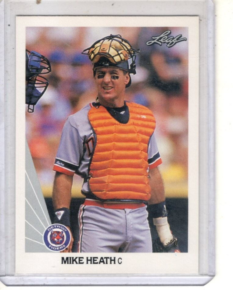 1990 Leaf - Mike Heath #60 Detroit Tigers baseball card | eBay