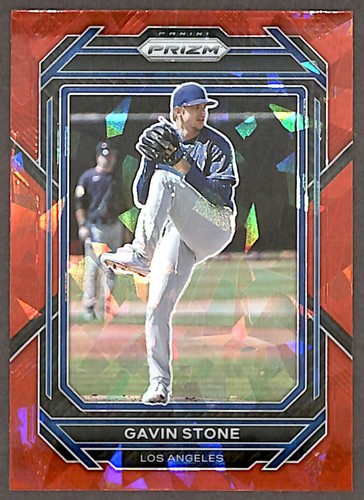 2023 Panini Red Ice Prizm #156 Gavin Stone Los Angeles Dodgers | eBay