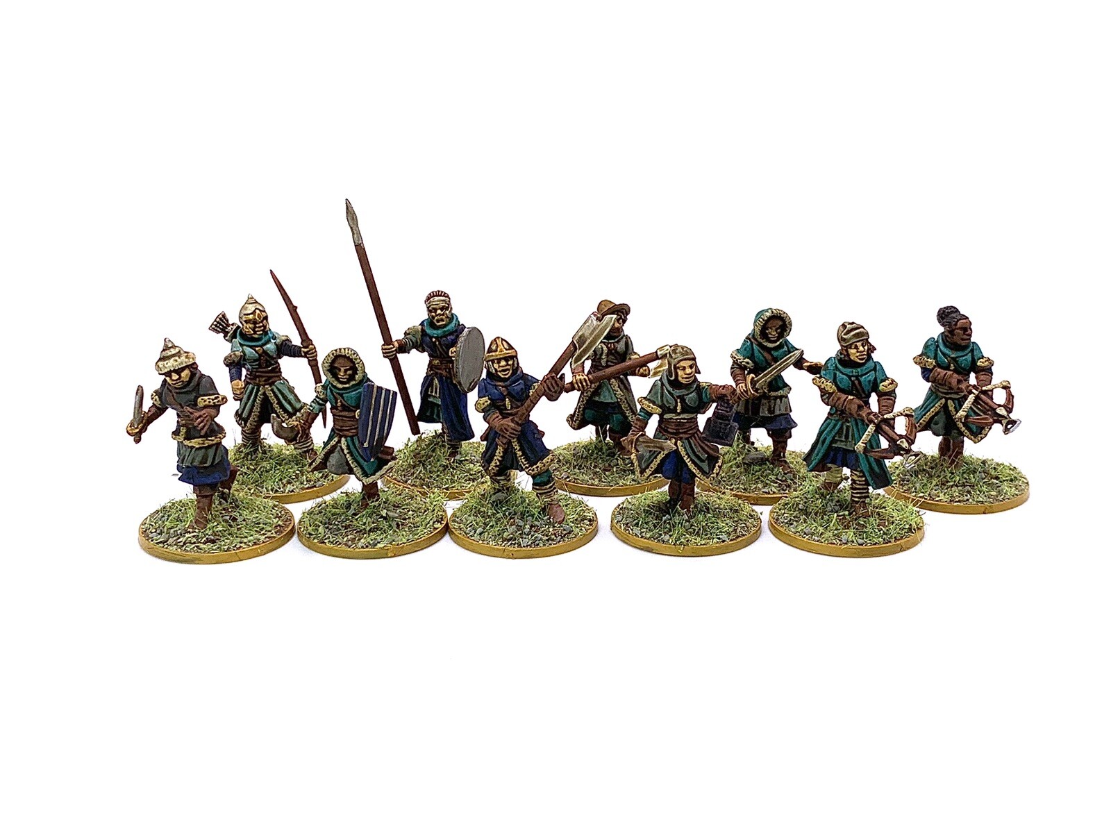 NORTHERN FEMALE WARRIORS 10 28mm fantasy miniatures LOTR OATHMARK ...