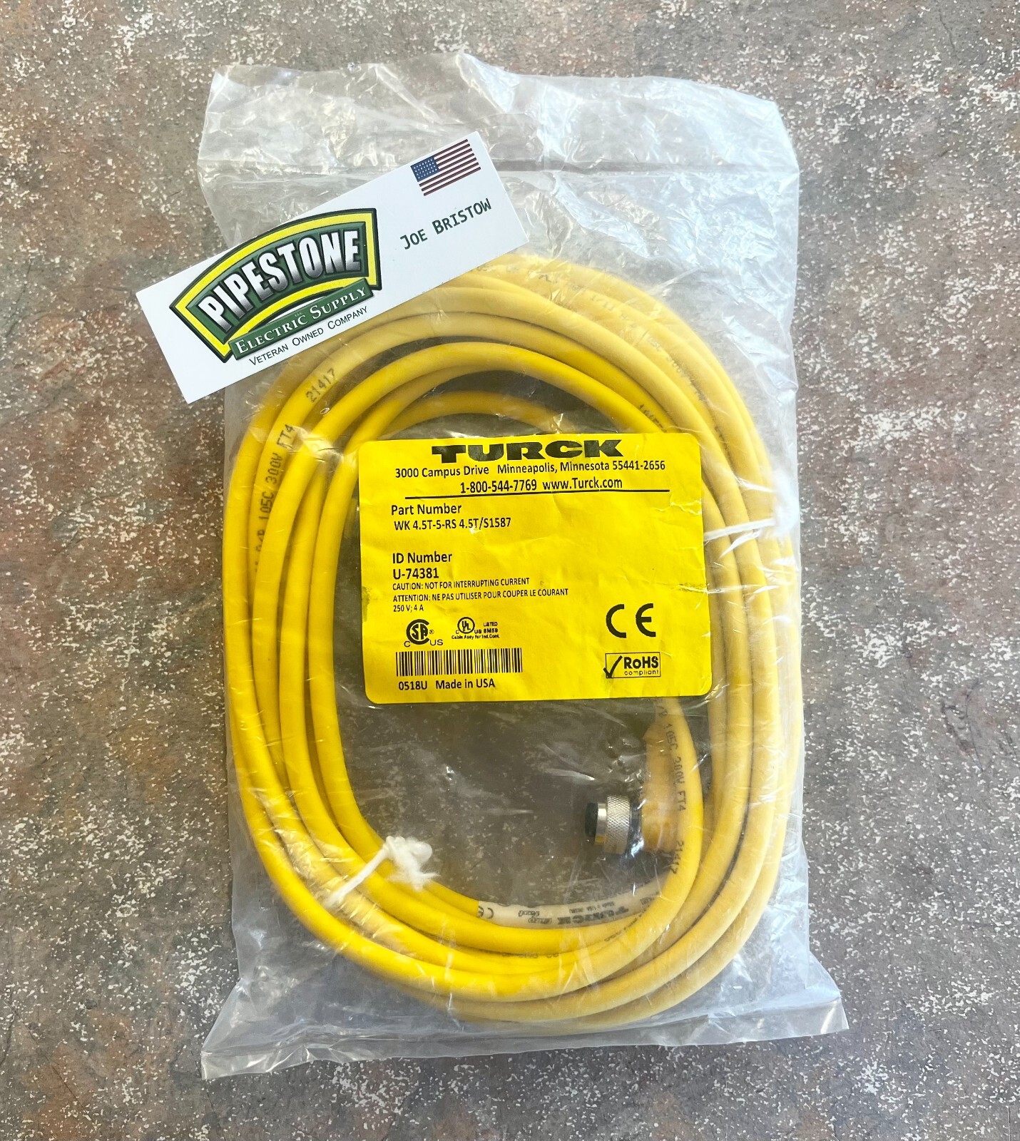 TURCK WK 4.5T-5-RS 4.5T/S1587 / WK45T5RS45TS1587 () for sale online | eBay