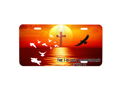 Chrisitian JESUS Novelty Vanity Tag License Plate Front Of Car The 99 ...