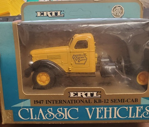 Ertl Vintage1947 International KB-12 Semi Cab Crouse Cartage Company ...