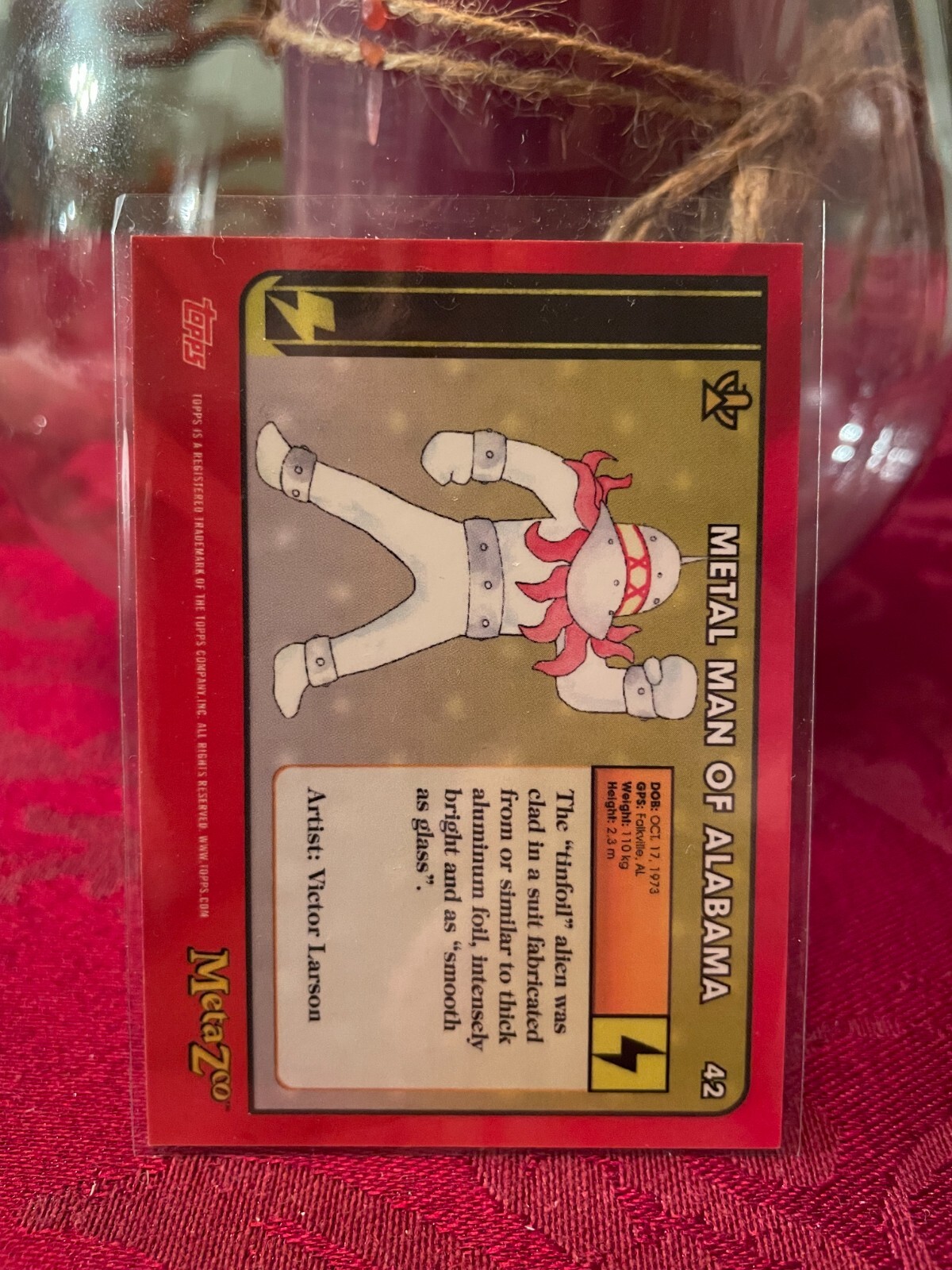 Topps Metazoo Cryptid Nation Series 0 - Metal Man of Alabama | eBay